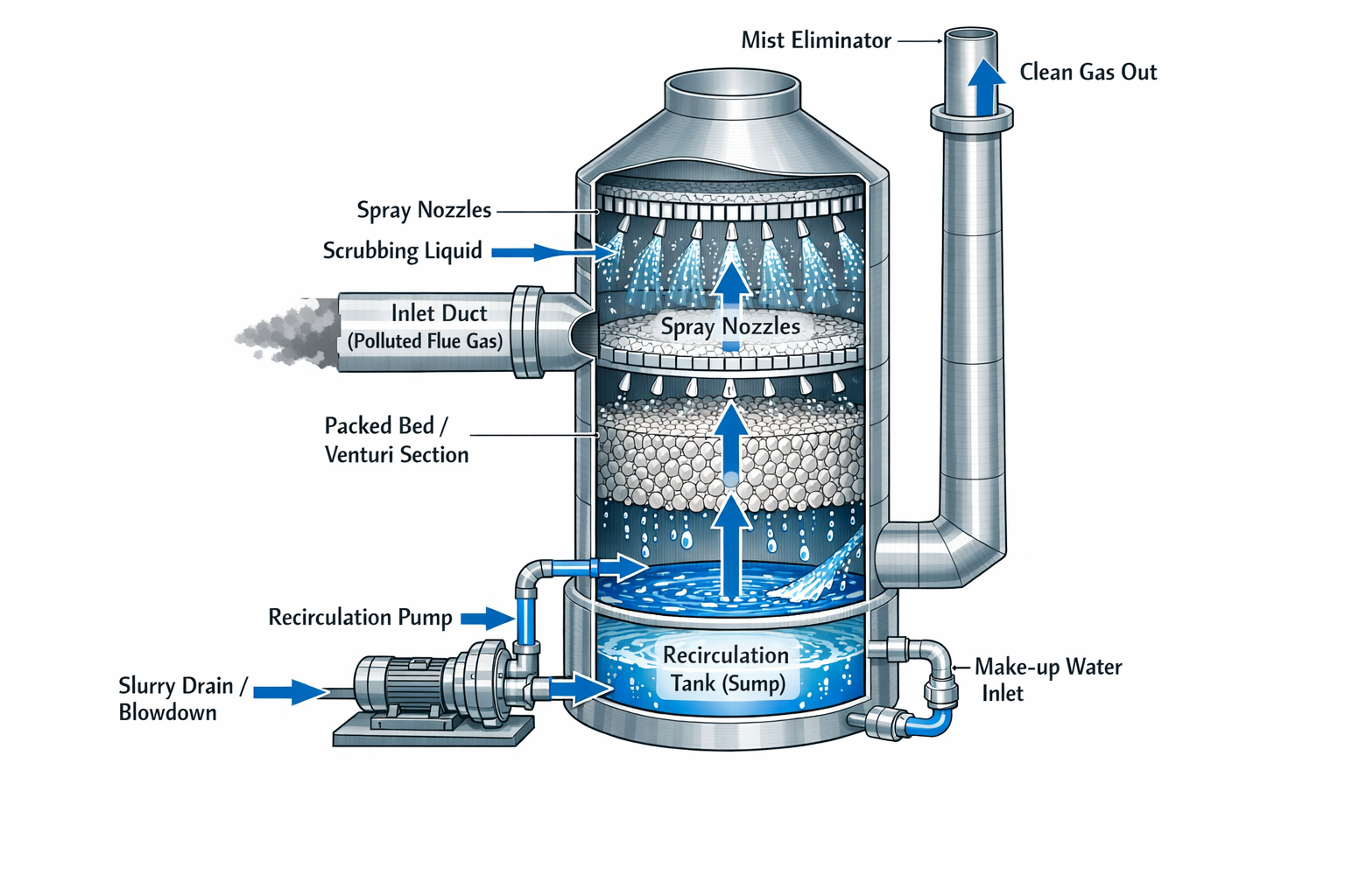 Wet Scrubber Systems: Advanced Industrial Air Pollution Control ...